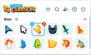 Success installation : Change cursors