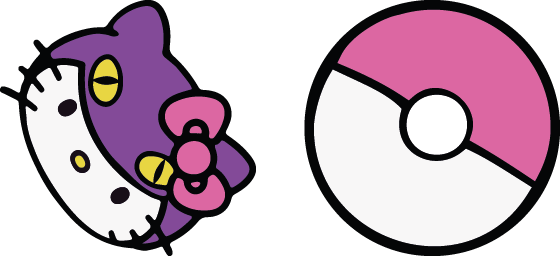 Kuromi Rabbit Hello Kitty Cursor : Change cursors