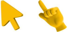 Yellow Classic Cursor : Change cursors